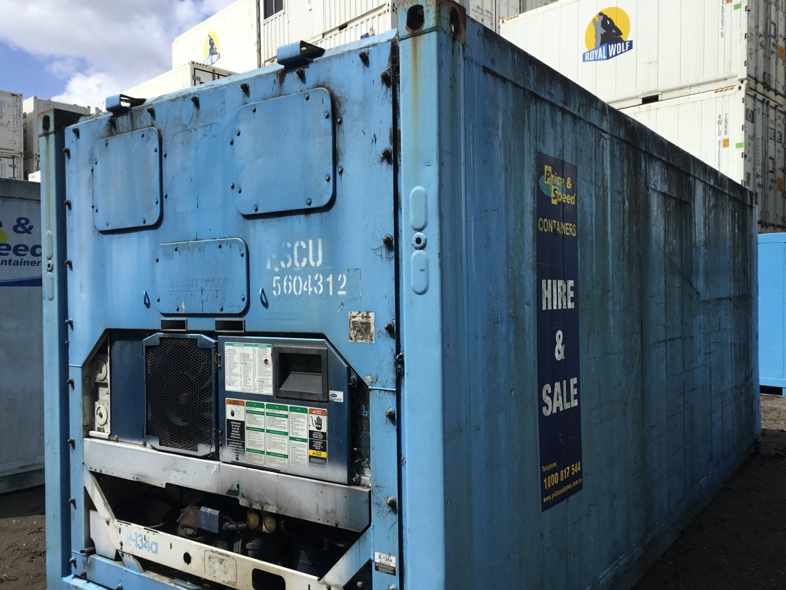 20Ft Refrigerated Container - Sydney Pscu5604312 | Royal Wolf Australia