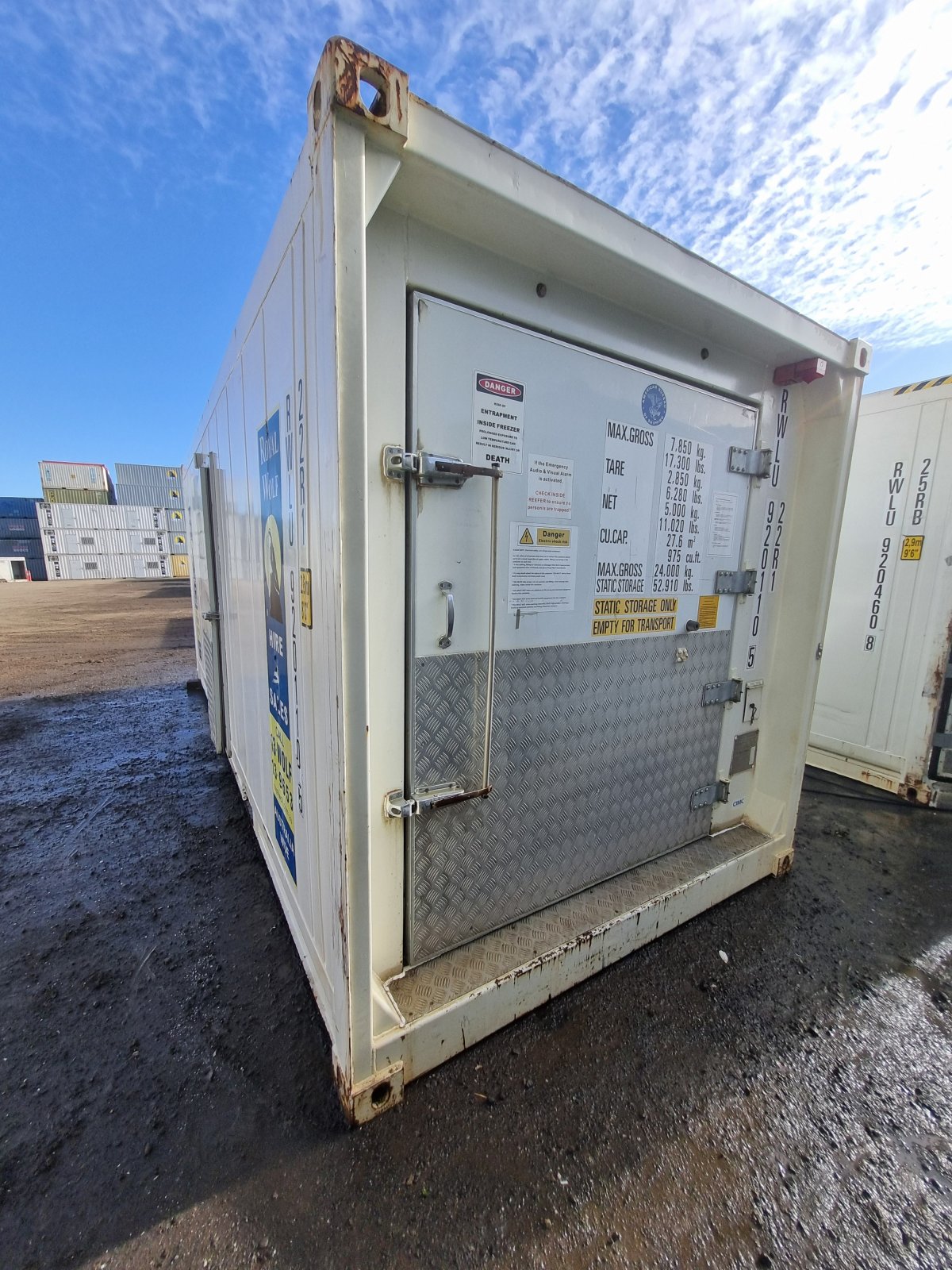 20Ft Refrigerated Container - Sunshine Rwlu9201105 | Royal Wolf Australia